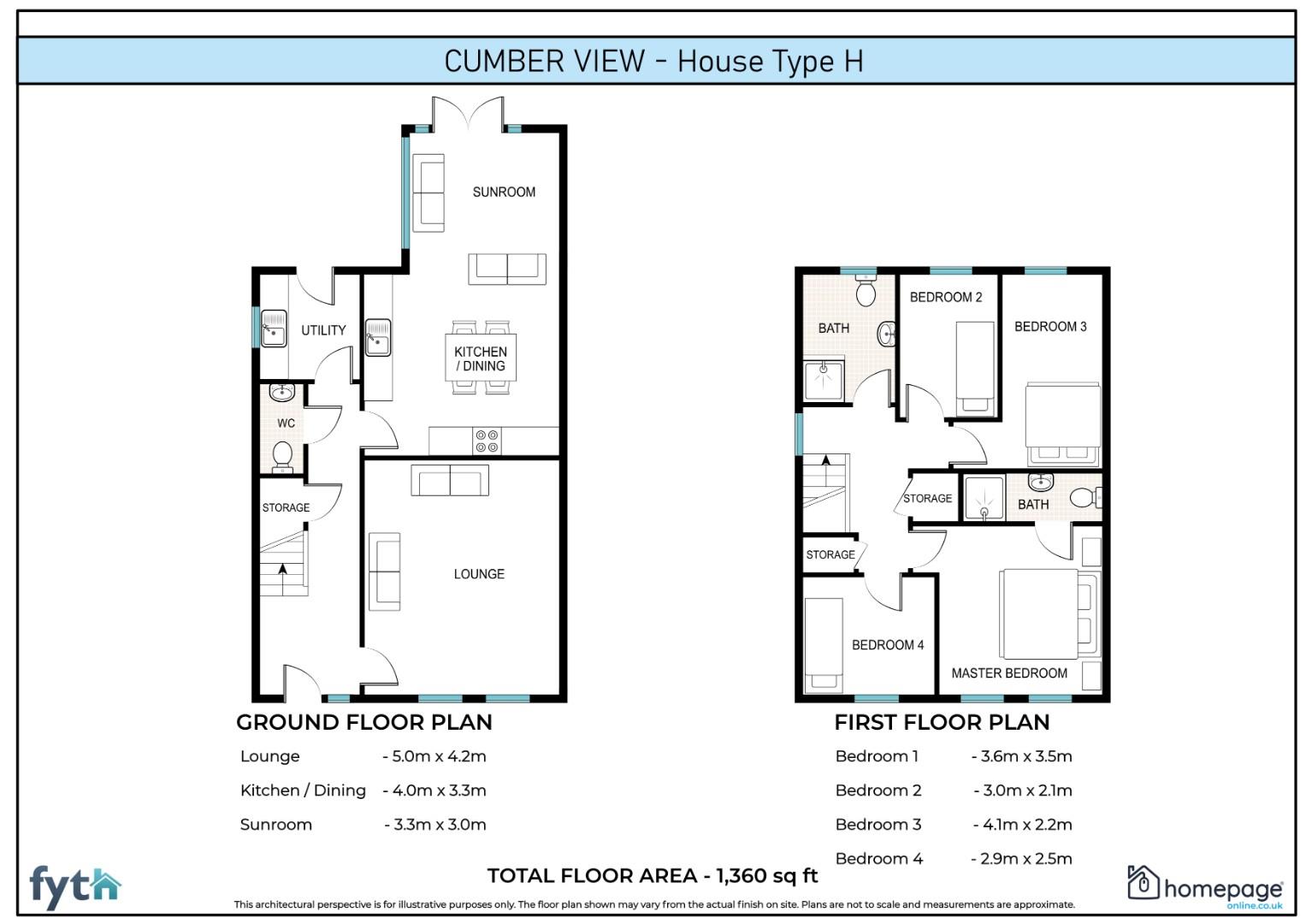 House Type H, Cumber View, Claudy, BT47 4JX - Homepage Estate Agents ...
